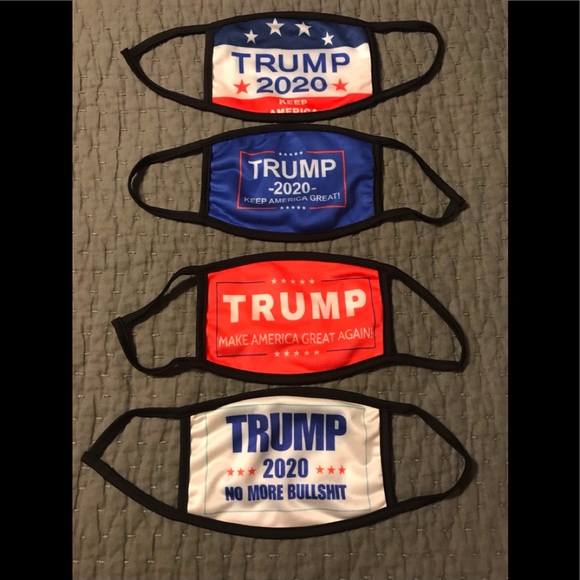 Accessories | 4 Trump Face Masks | Poshmark